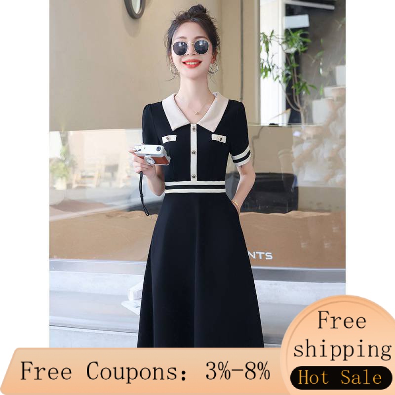 Hot SaLe French Style Small Size Dress Waist-Tight Summer New Minority ...