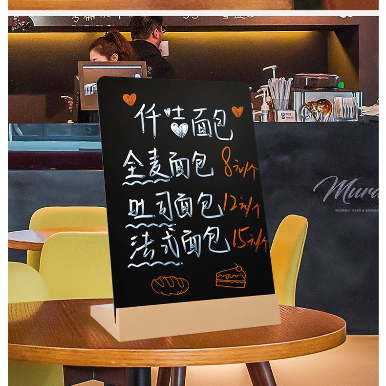 Western Restaurant Blackboard Price Tag Milk Tea Shop Hand Painted Menu ...