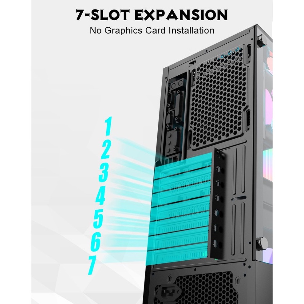 INPLAY Meteor 01/meteor 03 Desktop Computer gaming case cpu case ...