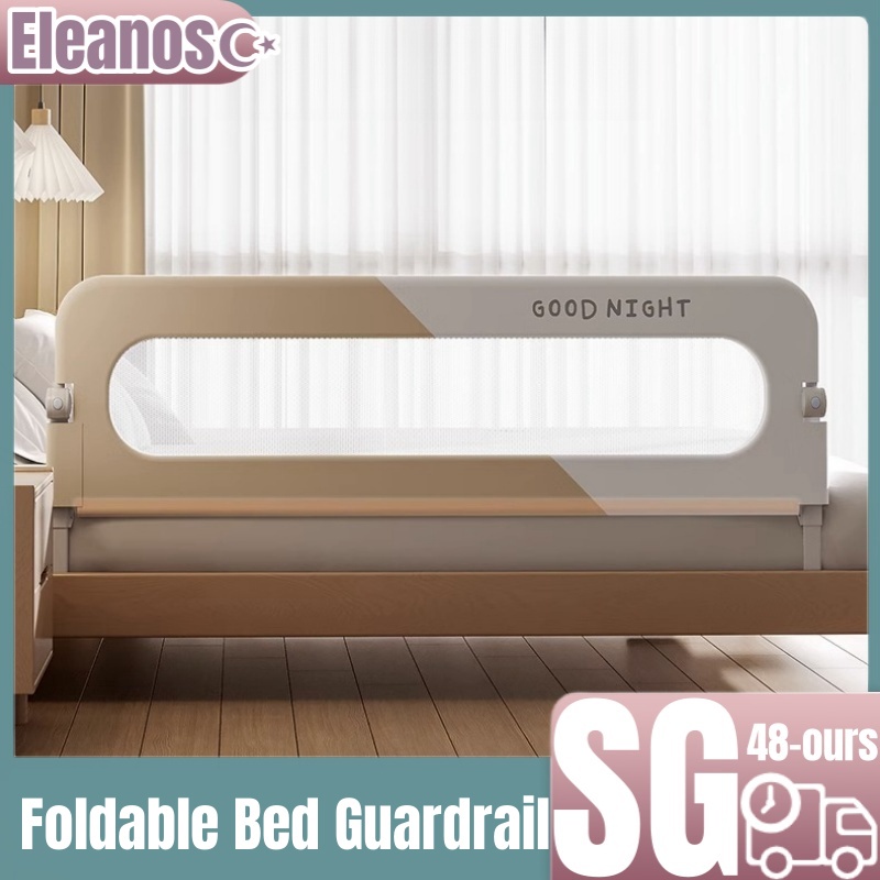 [Local shipment] Foldable Bed Guardrail Simple and Lightweight Easy To ...