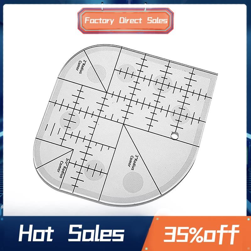 Curved Corner Cutter Quilt Ruler, Sewing Patchwork Ruler Sewing ...