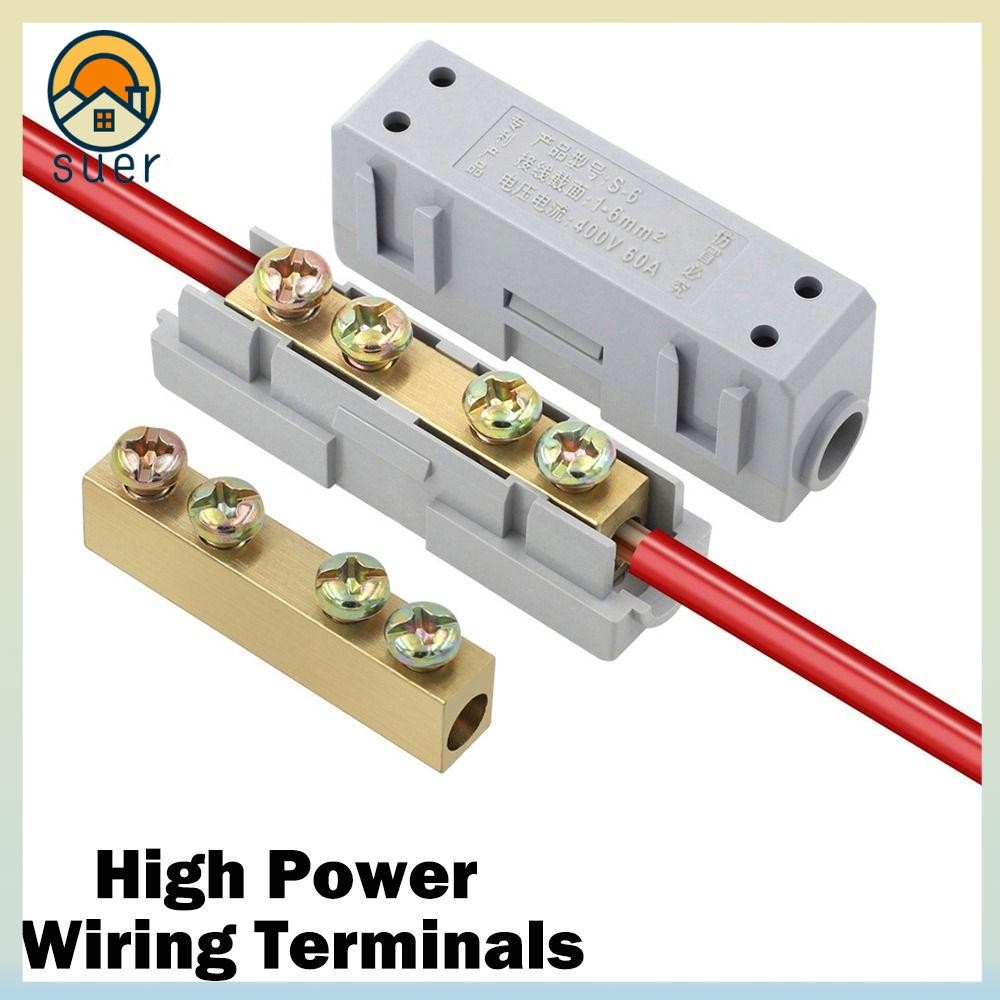 SUERHD High Power Splitter, Conductor Brass High Power Quick Terminal ...