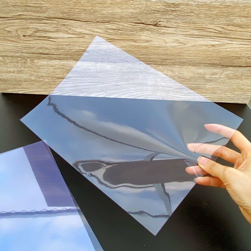 PVC Transparent Bookbinding Film Cover Paper A4 Transparent Film Art Painting Plastic Cover ...