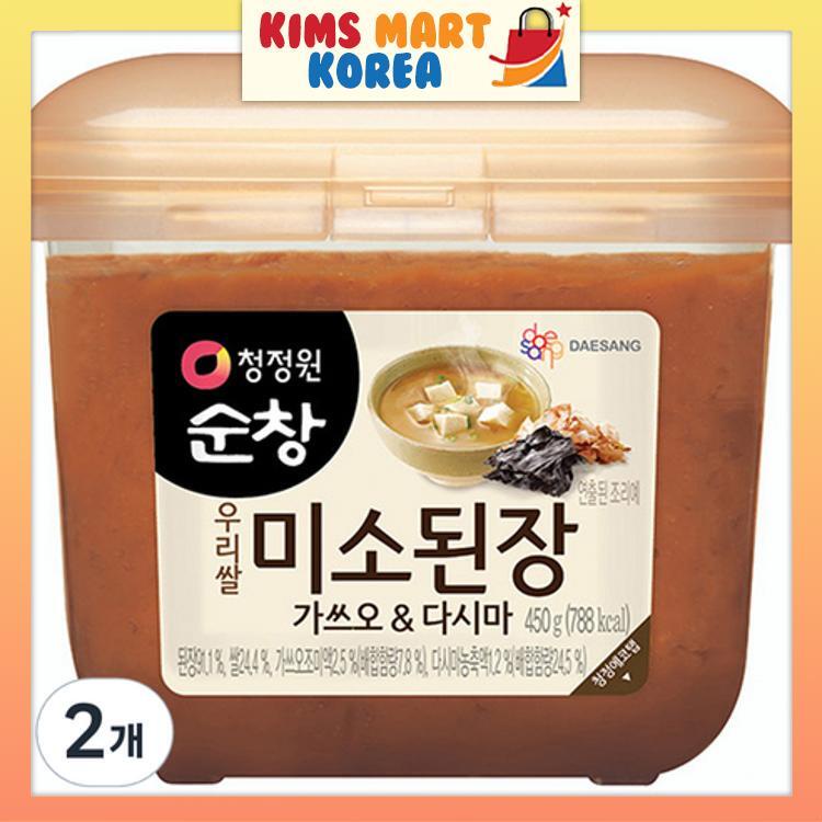 Chungjungone Miso Soybean Paste Katsuo & Kelp Korean Food 450g x 2pcs ...