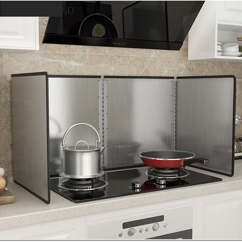 DD Oil Baffle Shield Kitchen Cooking Frying Pan Oil Splash Screen Cover ...