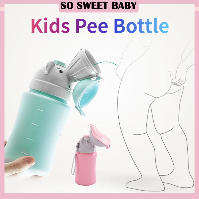 Kids Travel Urinal Pee Bottle Container Potty Emergency Toilet for Boys ...