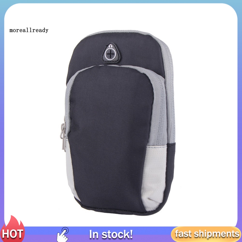 Outdoor Sports Zipper Gym Running Fitness Armband Bag Pouch for 4-6inch ...