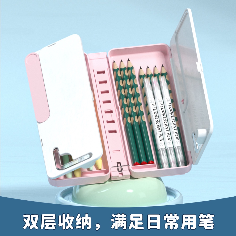 IN STOCK 3-in-1 NBX Foldable pen case Pencil Case Foldable Reading ...