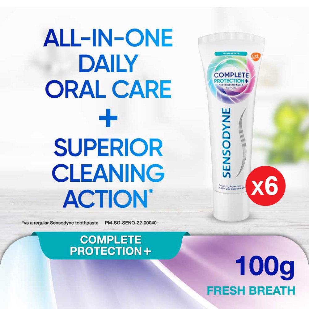 [6 Pack] SENSODYNE Toothpaste Complete Protection, All-In-One Daily ...
