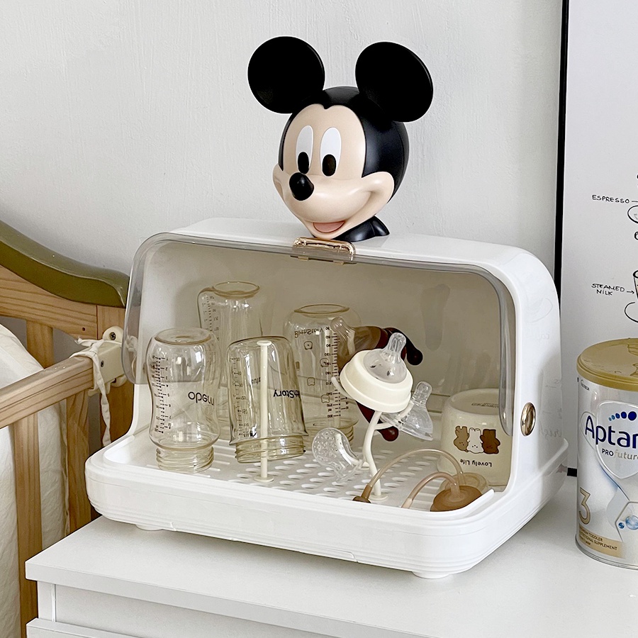 Milk Bottle Organizer Storage Box / Water Cup Anti-dust Storage Box ...