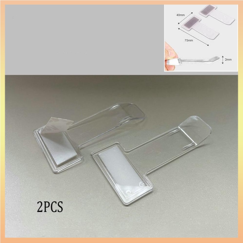 Transparent Car Vehicle Parking Ticket Receipt Permit Card Holder Clip ...