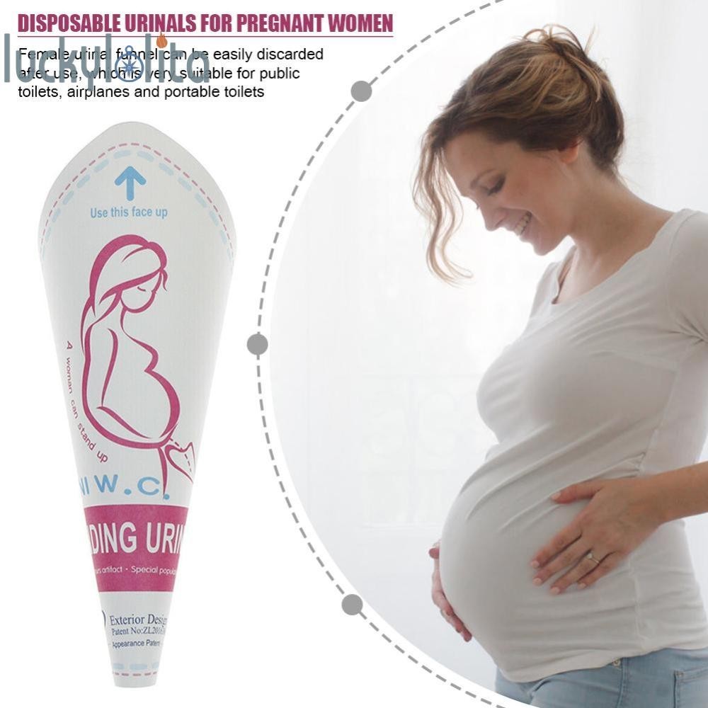 20pcs Outdoor Waterproof Disposable Urinal Funnel Women Urination ...