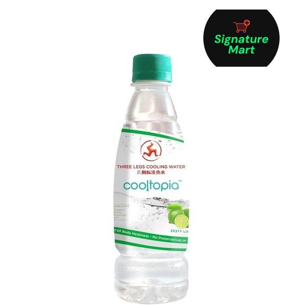 Three Legs Cooltopia Zesty Lime Cooling Water 320ml | Shopee Singapore