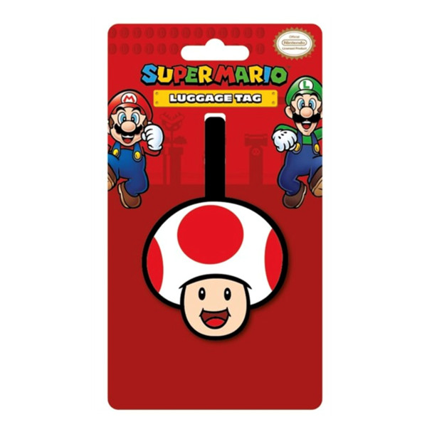 Travel travelmall Super Mario Luggage Tag/Mushroom eslite | Shopee ...
