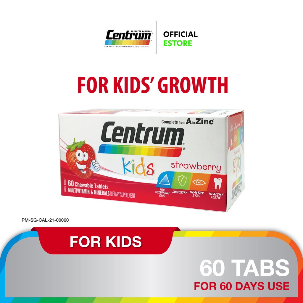 CENTRUM Chewable Multivitamin for Kids, Vitamin A, C and E for Immunity ...