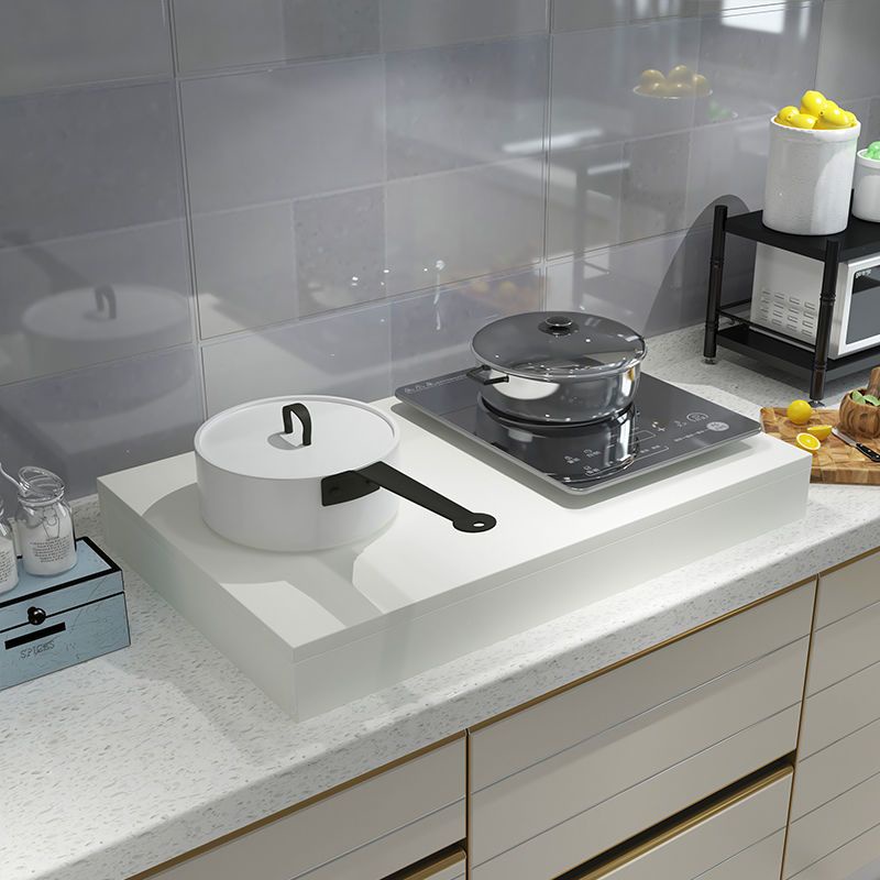 Gas Stove Cover Plate Overcover Induction Cooker Bracket Wooden Table ...