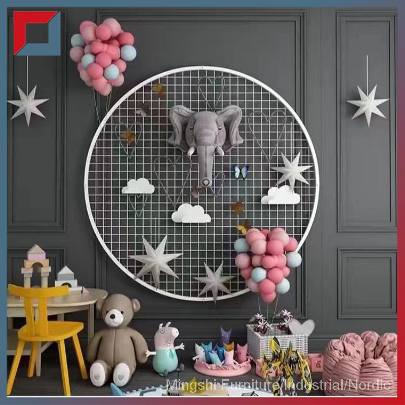 Circular vertical kindergarten artwork display rack Photo rack Circular ...