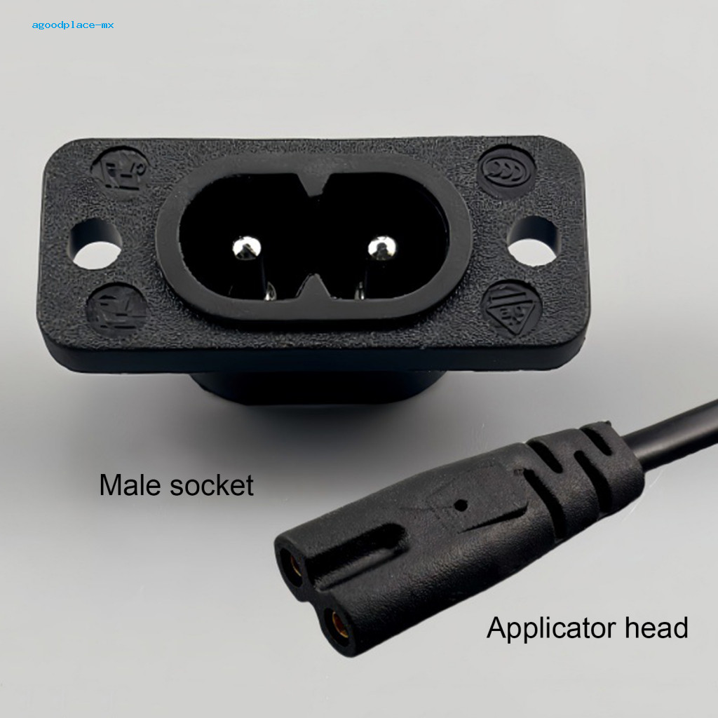 ag Space-saving Power Socket Design Removable C8 Male Power Socket 8 ...