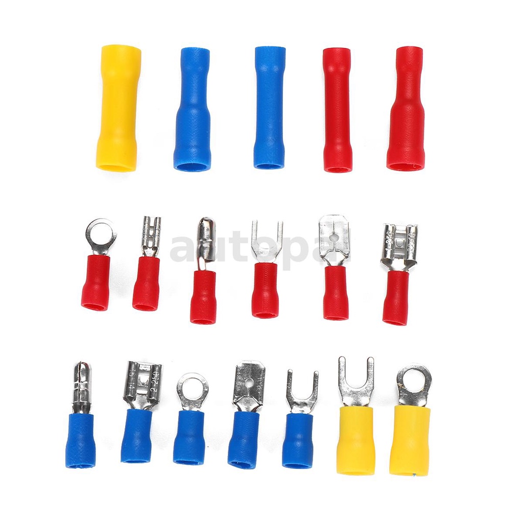 180Pcs Wire Connector Terminals Plastic Insulated Electrical Wire ...