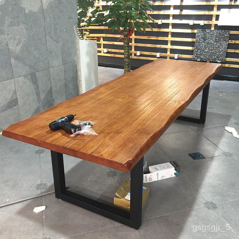 HY-# loftSolid Wood Conference Table Modern American Office Conference ...