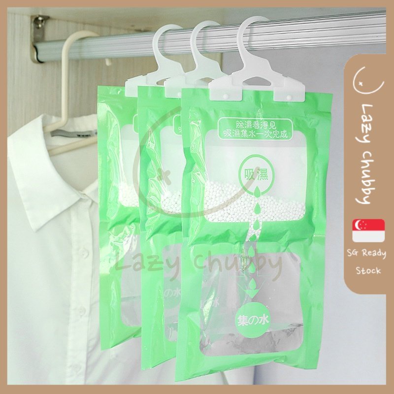 Wardrobe Hanging Dehumidifier Bag Remove Moisture Odour | Shopee Singapore