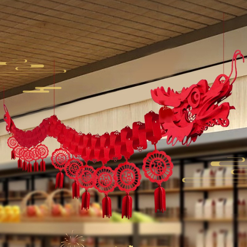 2025 Snake Year Flower 3D New Year Living Room Decoration Lantern Shop ...