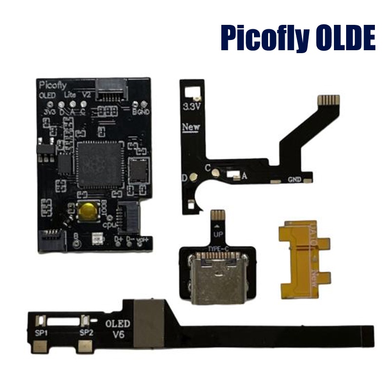 [cxGUYU] 1set For Picofly OLED Chip Upgradable Flashable Support Hwfly ...