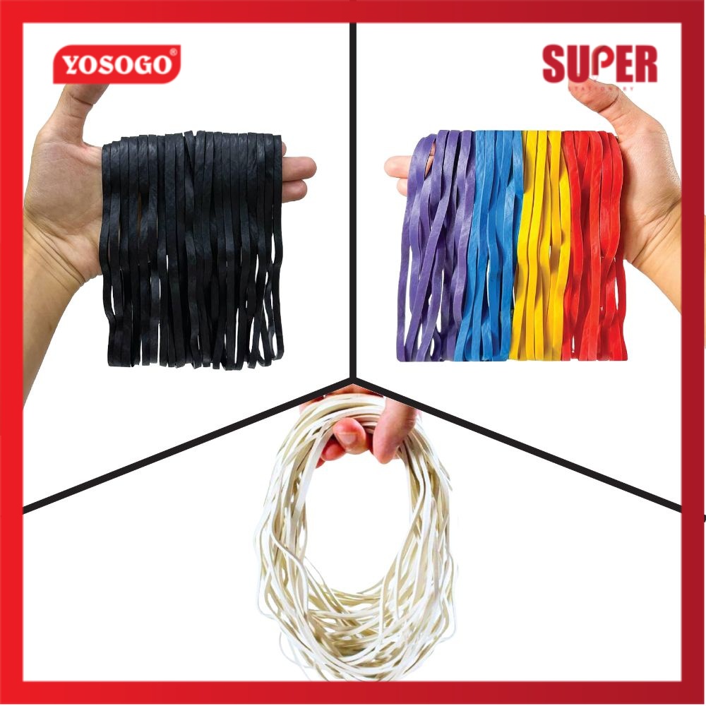 [super stationery] YOSOGO Getah Pos Besar/ Big Postal Rubber Band ...