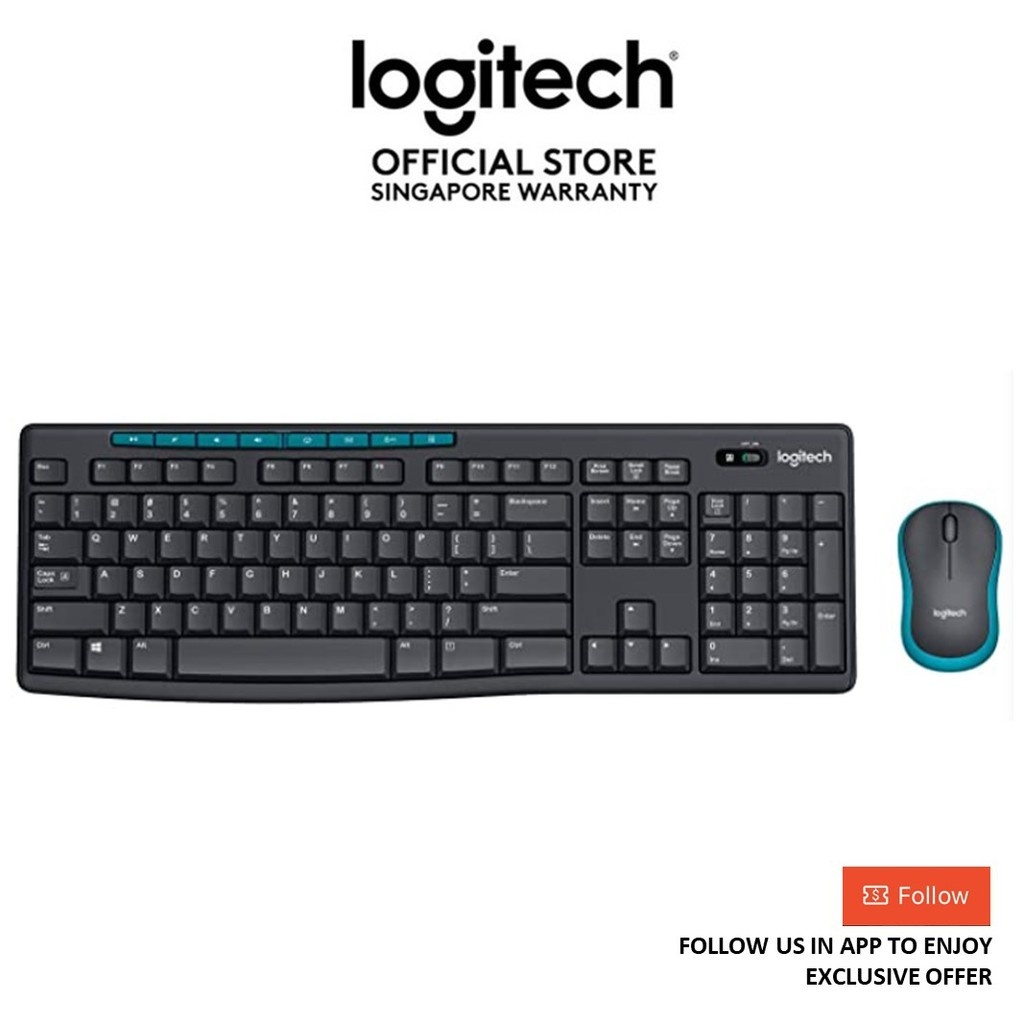 Logitech MK275 Wireless Keyboard and Mouse Combo | Shopee Singapore