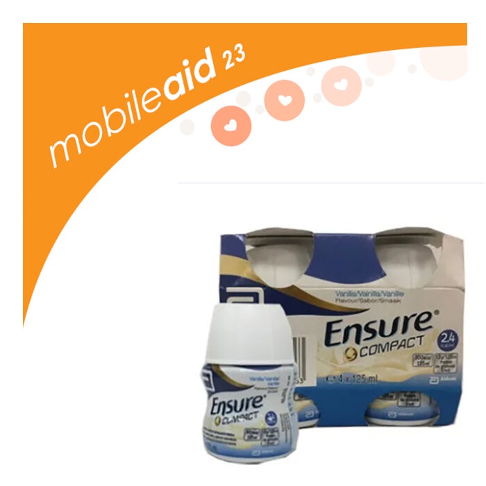【mobileaid - HLT】【Abbott】Ensure Compact Liquid Vanilla 125ml x 4s x 6 ...