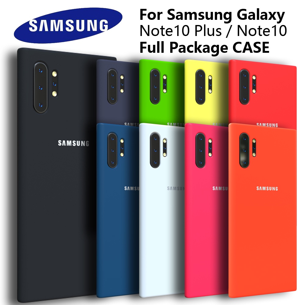 For Samsung Galaxy Note 10 Plus Note10 Case Silky Silicone Cover Soft ...