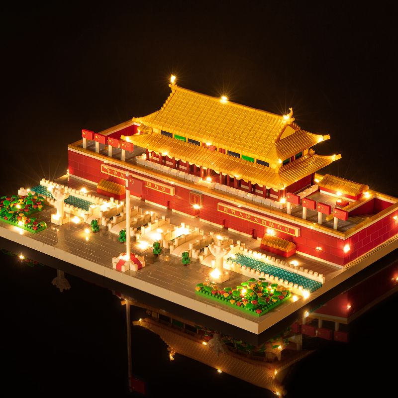 KY-D Large Tiananmen Building Blocks Puzzle Boys and Girls Difficult ...