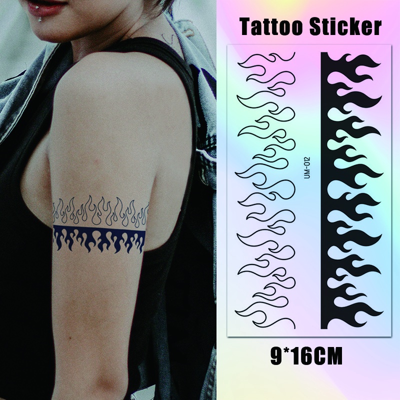 【SUN】Tattoo Sticker Waterproof Long Lasting 15 Days Minimalist Tattoo ...