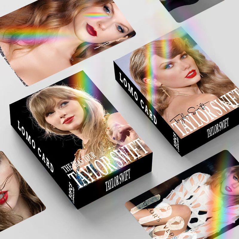 30-96pcs/box Taylor Swift Laser Hologram Sabrina Carpenter Postcards ...