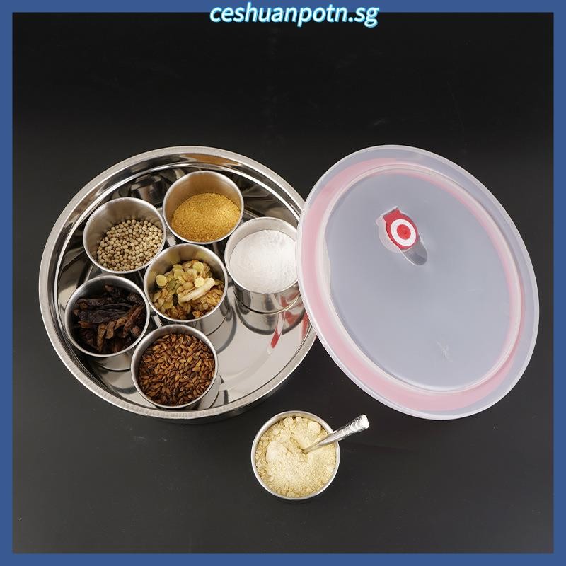 Masala Dabba Spice Box Stainless Steel Spice Containers Masala Dabba ...