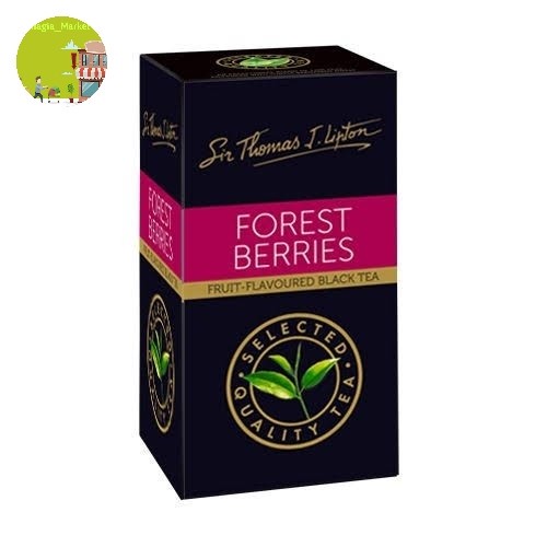 Lipton Forest Berries Fruit Flavored Black Tea 50gr | Shopee Singapore