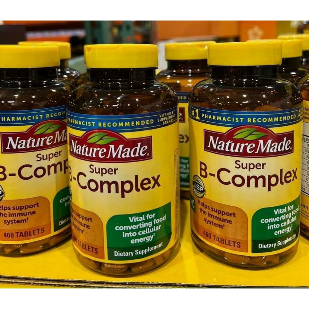 Nature Made Super B-Complex Multivitamin B oral tablet 460 capsules | Shopee Singapore