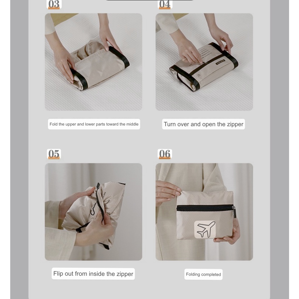 【Local Ready Stock】Foldable Travel Bag | Hand-carry Tote Bag ...