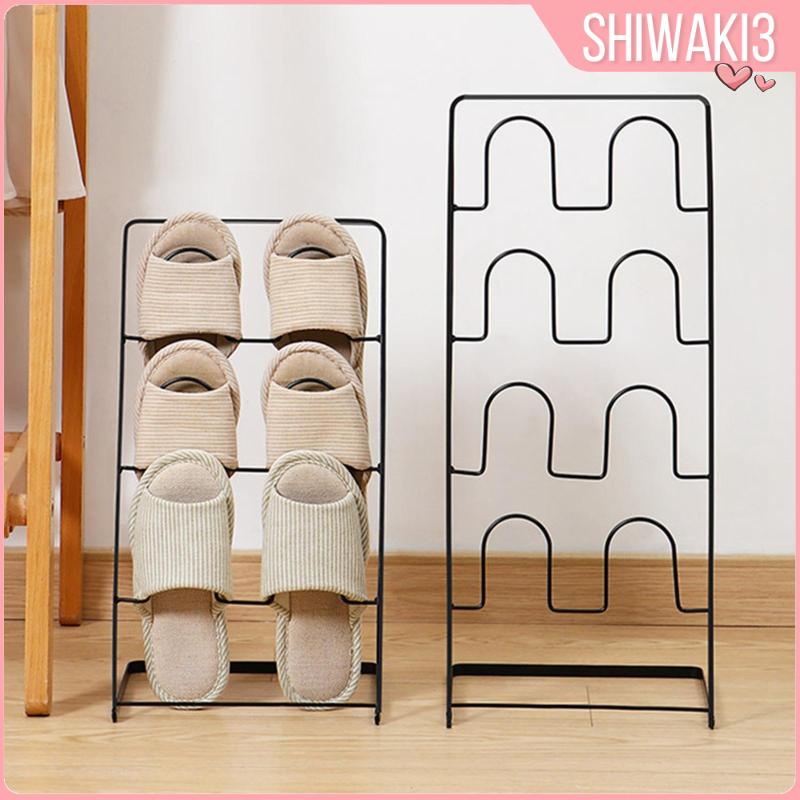 [Shiwaki3] Metal Shoe Rack Shoes Stand Reusable Practical Fashion ...