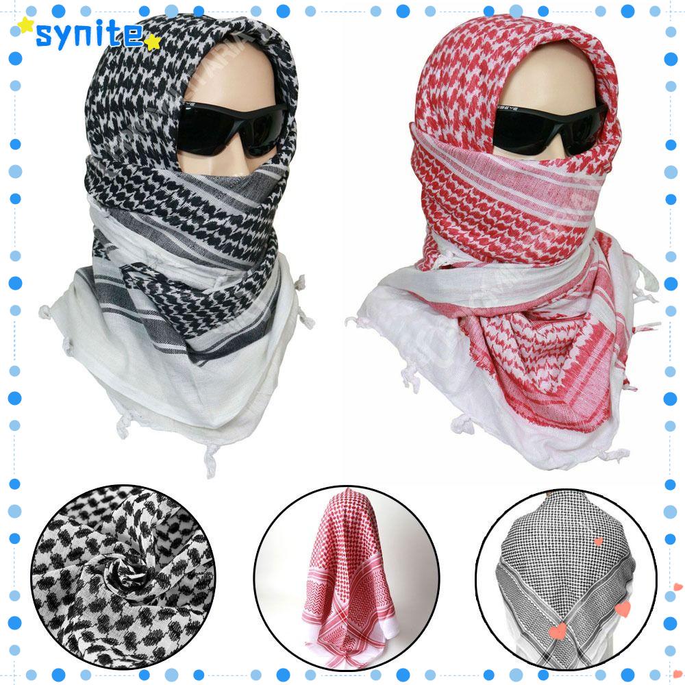 SYNITE 1Pcs Muslim Shemagh Scarf, Multifunction Headwrap Palestine ...