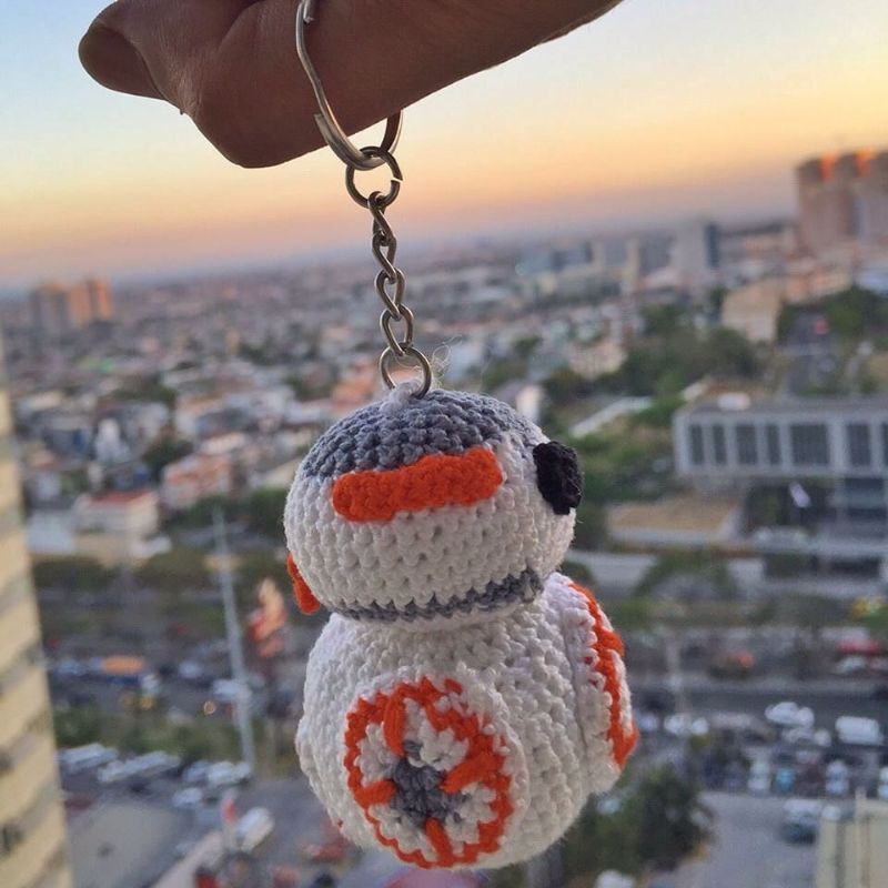 Amigurumi Bb8 (Starwars) Keychain | Shopee Singapore