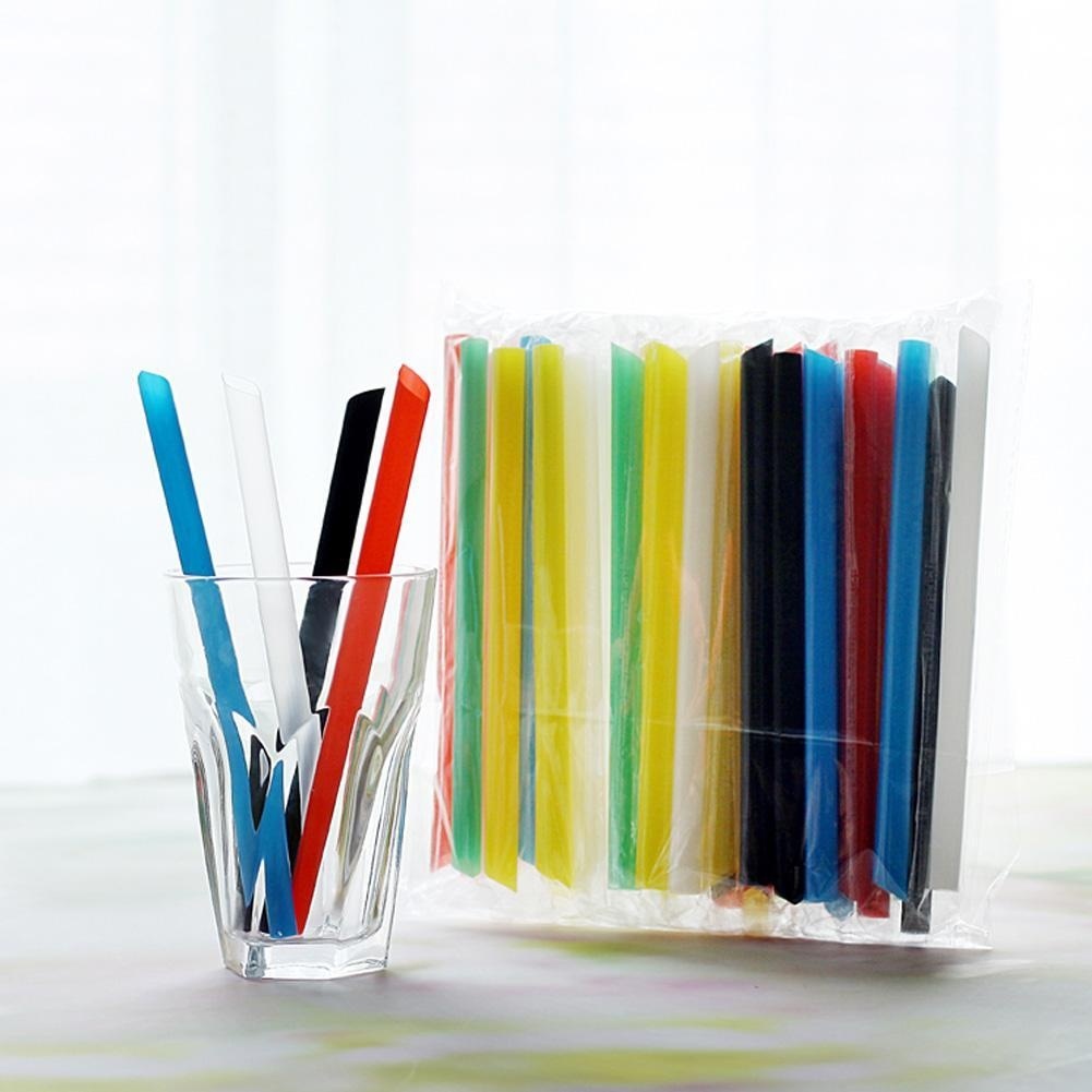 Disposable Straw Jumbo Colored Straw Pearl Milk Tea Straw Supplies ...