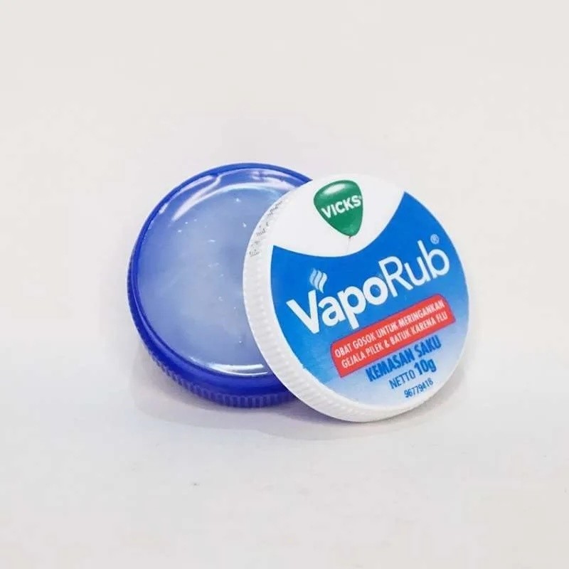Vaporub VICKS BALM 10gr RUB MEDICINE FOR CHAS, COLD, COUGH, POCKET ...
