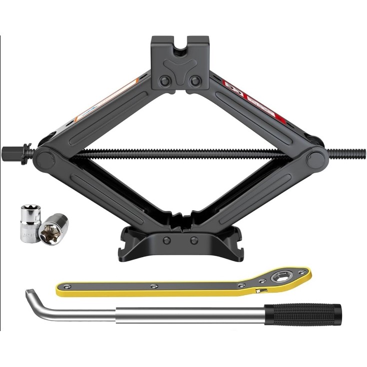 Fast Delivery⚡2 Ton Scissor Jack for Car&Telescoping Lug Wrench ...
