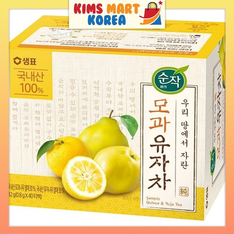 Sempio Sunjak Quince & Citron Tea Korean Drink Food 0.8g x 40pcs ...