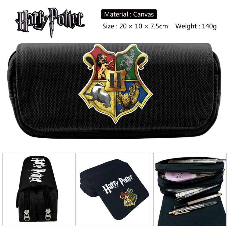 Hogwarts Magic School Badge Pencil Case Harry Potter Merchandise ...