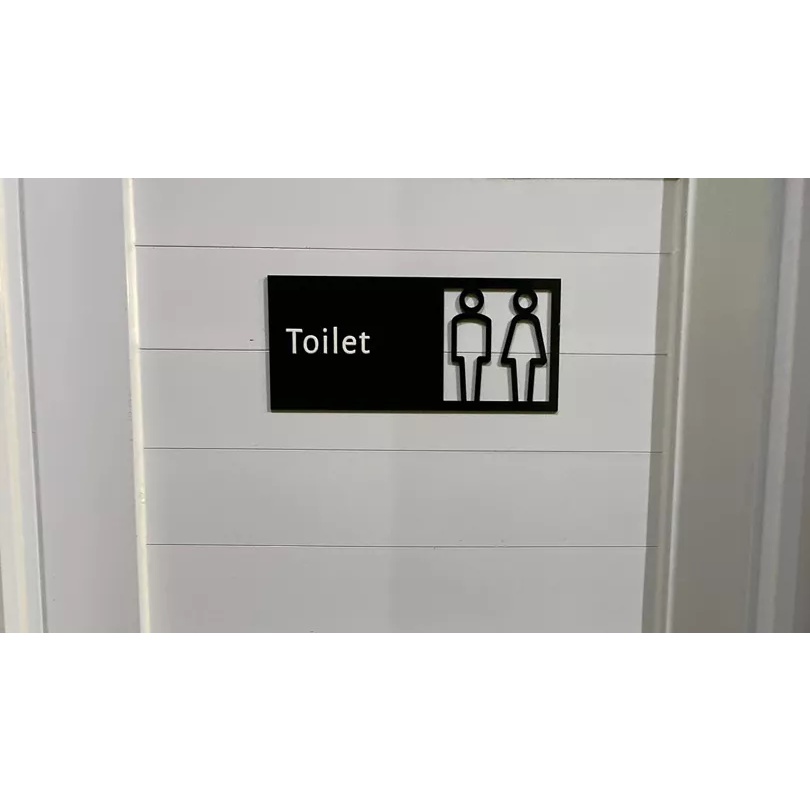 Acrylic Toilet Sign / Acrylic Toilet / Acrylic Toilet Sign Board ...