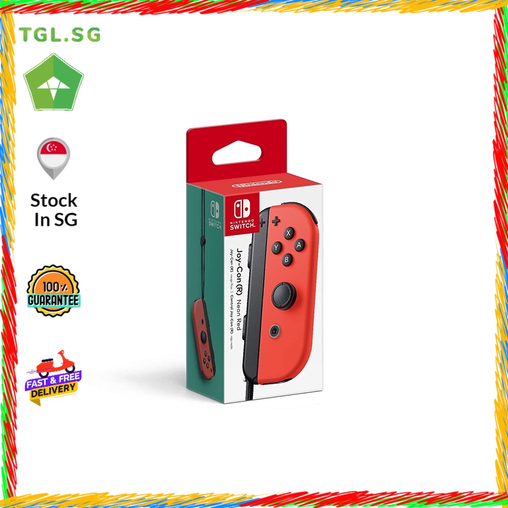 Nintendo Joycon - Single - Red (R) | Shopee Singapore