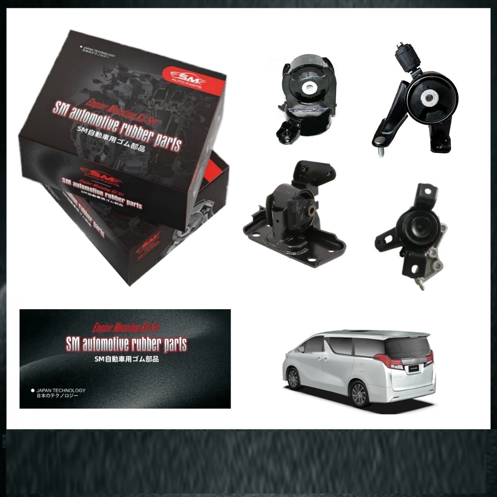 SM Engine Mounting Set - Toyota Estima 3.5 GSR50 / Alphard Vellfire ...