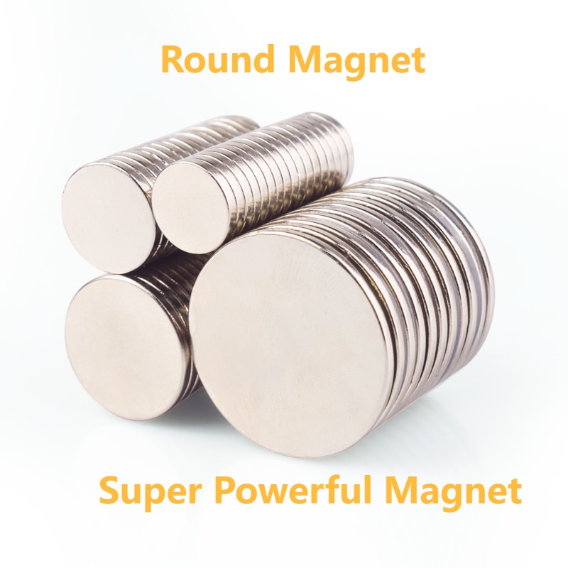 Round Magnet Super Powerful Magnet Rare Earth Neodymium Ultra Strong ...